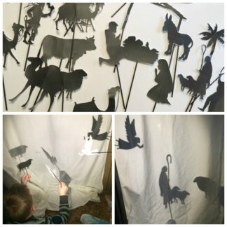 Nativity Shadow Puppets - Rainy Day Mum Shop