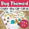 Summer Count and Clip Card Bundle for Preschoolers